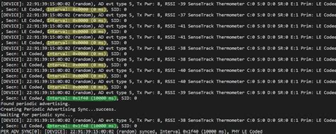 Periodic Advertising Issue Nordic Qanda Nordic Devzone Nordic Devzone