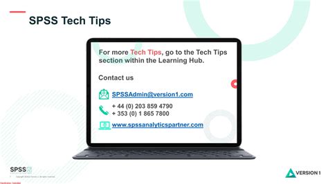 tech tips hiding columns in output in ibm spss statistics pptx