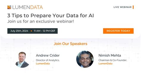 Lumendata On Linkedin Webinar Ai Genai Data Metadata Datamanagement Lumendata