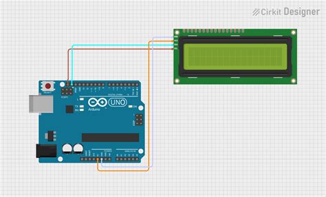 Arduino Uno Controlled I2c Lcd Display How To Guide And Editable Circuit Cirkit Designer