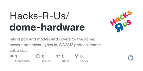 GitHub Hacks R Us Dome Hardware Bits Of Pcb And Models And Covers For The Dome Power And
