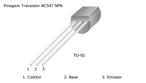 Transistor Bc547 Npn Kit Com 5 Unidades Usinainfo