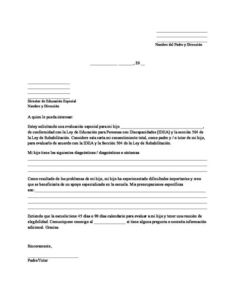 Sample Iep Request Letter 14 Sample Letter For Payment Request Free