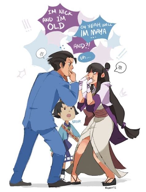 Phoenix Wright And Maya Fey Phoenix Wright Ace Apollo Justice