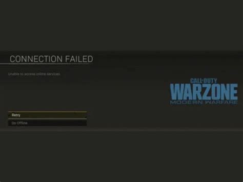 How To Fix Warzone When It Won T Connect To Online Services