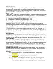 Using The BCG Matrix 2022 Docx Using The BCG Matrix In The Following Mini Case Study You Are