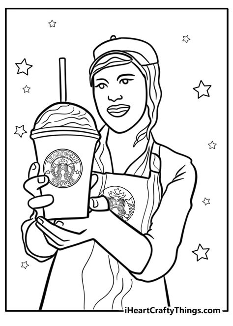 Starbucks Coffee Coloring Pages 2025