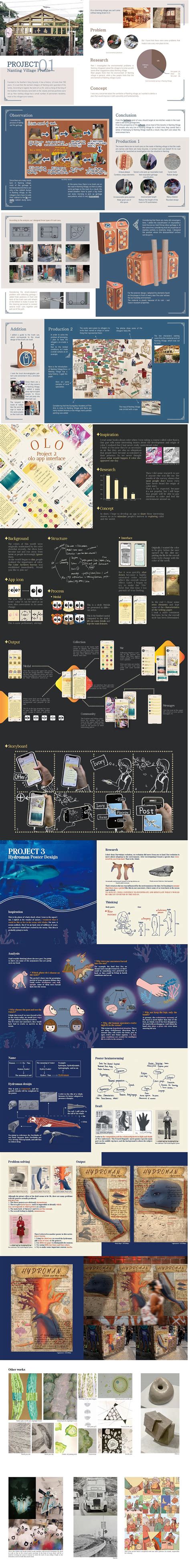 准备留学作品集的时候是我最开心的时候好困whitney 站酷zcool