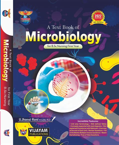 B Sc Nursing Text Book 1st Year Microbiology Vijayam Publication