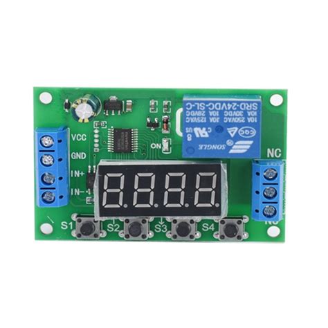 24V Time Relay Module Trigger OFF ON Switch Cycle Timing Relay Board Alexnld Com