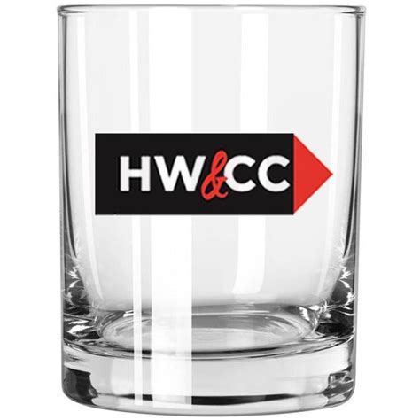 Advertising Double Rocks Glasses 14 Oz