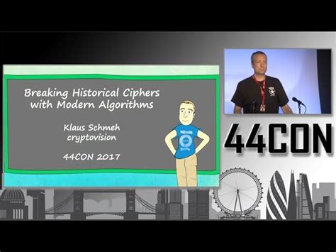 44con Talk Breaking Historical Ciphers With Modern Algorithms From 44con Information Security