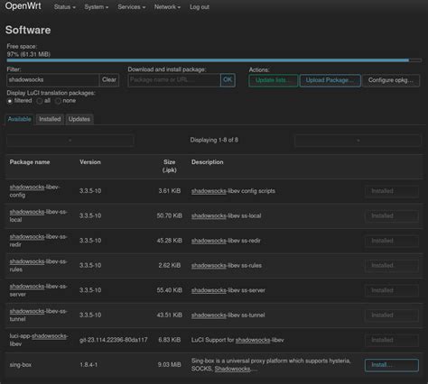 shadowsocks server setup help needed installing and using openwrt