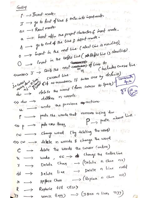 Gvim Commands Pdf