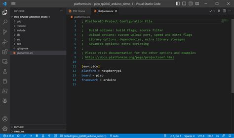การเขียนโปรแกรม arduino สำหรับบอร์ด raspberry pi pico rp2040 โดยใช้ vs code ide iot