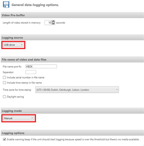 04 Logging Racelogic Support Centre