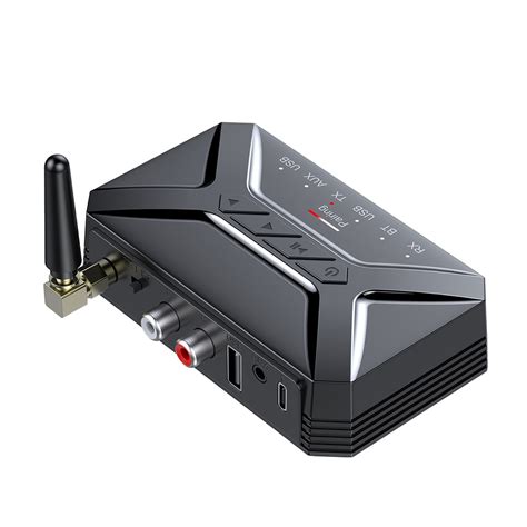 Адаптер за предавател и приемник 2 в 1 Bluetooth 5 0 аудио приемник през Usb Rca Aux жак 3 5