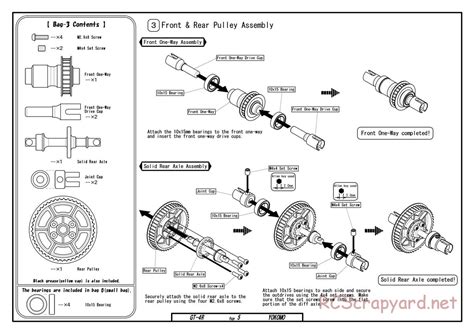 Yokomo GT 4R Instruction Manual GT4R RCScrapyard Radio Controlled Model Archive