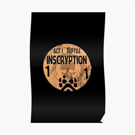Inscryption Act 1 Reptile Ouroboros Premium Matte Vertical Poster Sold By Brajohnson Sku
