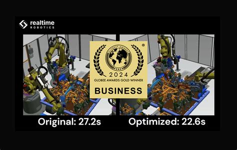 Realtime Robotics Optimization Solution Named The Gold Winner For Manufacturing Solution By The
