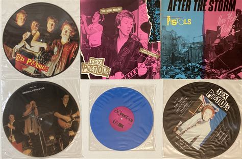 Lot 212 Sex Pistols Lps