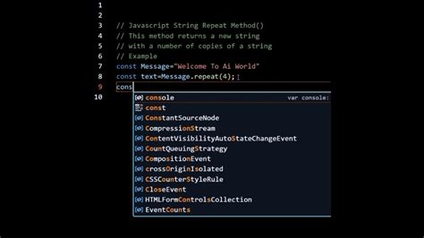 String Repeat Method In Javascript Shorts Coding Javascript Logic Youtube