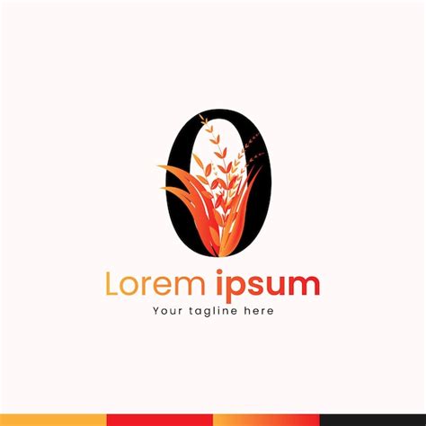 Premium Vector Floral Number 0 Design Template Premium Vector Floral Number 0 Design Template