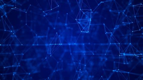 Premium Photo Abstract Digital Blue Background Plexus Effect Network Connection Structure