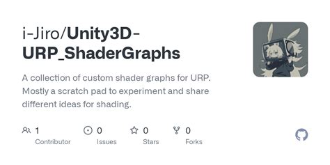 Github I Jirounity3d Urpshadergraphs A Collection Of Custom Shader Graphs For Urp Mostly A