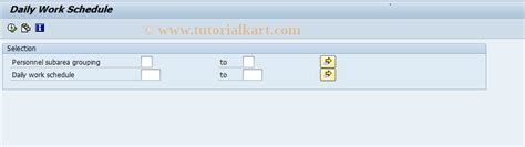 Pt Dsh20 Sap Tcode Daily Work Schedule
