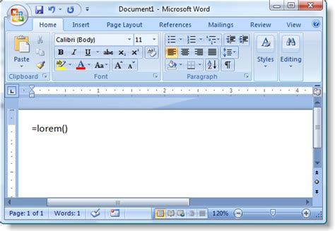 Screenshots Of Lorem Ipsum Plugins For Office Programms