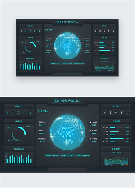 Ui Design Background Data Visualization Web Interface Template Image