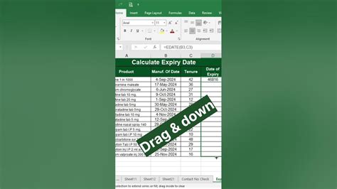 Viralvideo Excelcourse Exceltips Exceltutorial Exceltricks Check Date For Expiry 👍 Youtube
