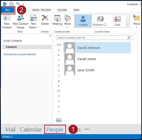 Import Contacts In Csv Format Into Outlook 2013 Akrutosync