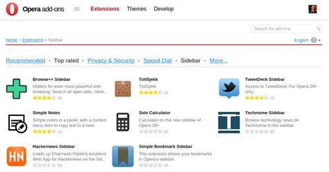 Update To Opera Developer Plus A New Sidebar Extension Subcategory Blog Opera