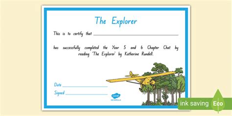 FREE Term 2 Week 1 Year 5 And 6 Chapter Chat Completion Certificate To