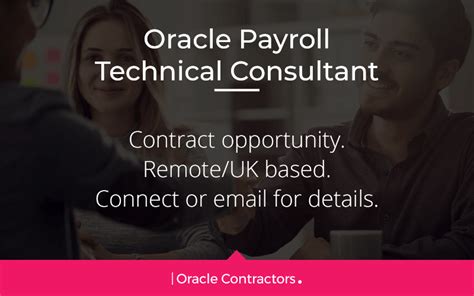 Oracle Contractors On Linkedin Oracle Oraclejobs Oraclecloud Oracler12 Payroll