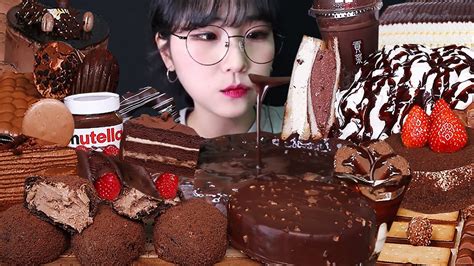 Chocolate Party🍫초코로 시작해서 초코로 끝나는 초코파티 초콜릿 디저트 모음 초코 디저트 먹방 Chocolate