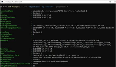 Powershell Active Directory Pro