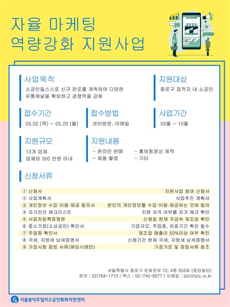 2024년 자율 마케팅 역량강화 지원사업 공고 서울주얼리산업협동조합