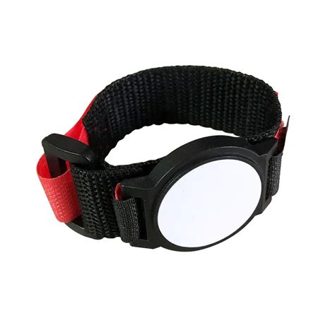 NFC Disposable RFID Fabric Security Identification Wristband Mhz