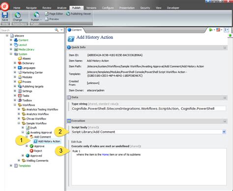 introducing powershell actions for sitecore workflows codality