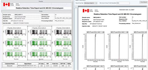 Eic Report With Smaller Chromatogram To Reduce The Number Of Pages In The Report Forum