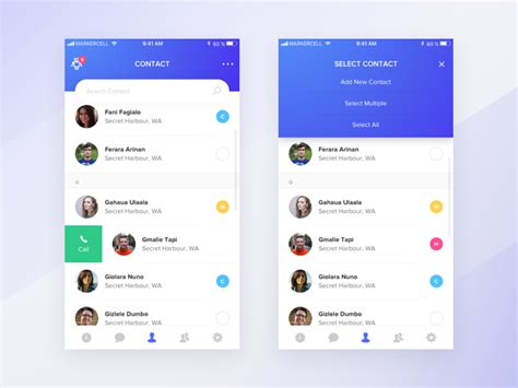 Contact Management App By Afif ⚡️ Bimantara For Agensip Ui Ux Agency On Dribbble