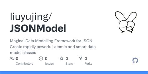 github liuyujing jsonmodel magical data modelling framework for json create rapidly powerful