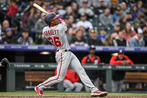Stone Garretts Big Night Lifts Nationals To Another Win Over Rockies