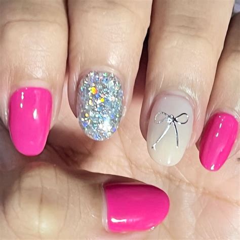 เล็บเจล สีชมพูบานเย็น สายฝ ลุคสาวบาร์บี้ Shopee Thailand