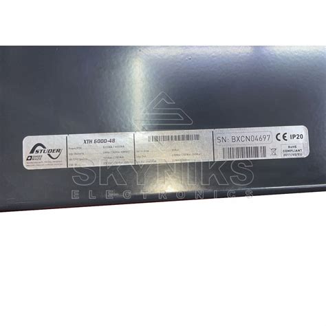 6 Kva Xtender Hybrid Inverter Charger Xth 6000 48 Skyniks