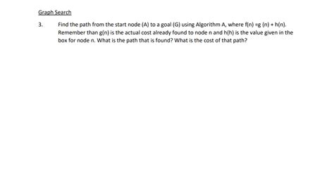 Solved Part State Space Search Consider The Following Chegg Com