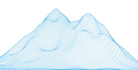 와이어프레임 가로 와이어 와이어프레임 지형 다각형 풍경 디자인 3d 환경 네트워크 연결 배경 0명에 대한 스톡 벡터 아트 및 기타 이미지 Istock